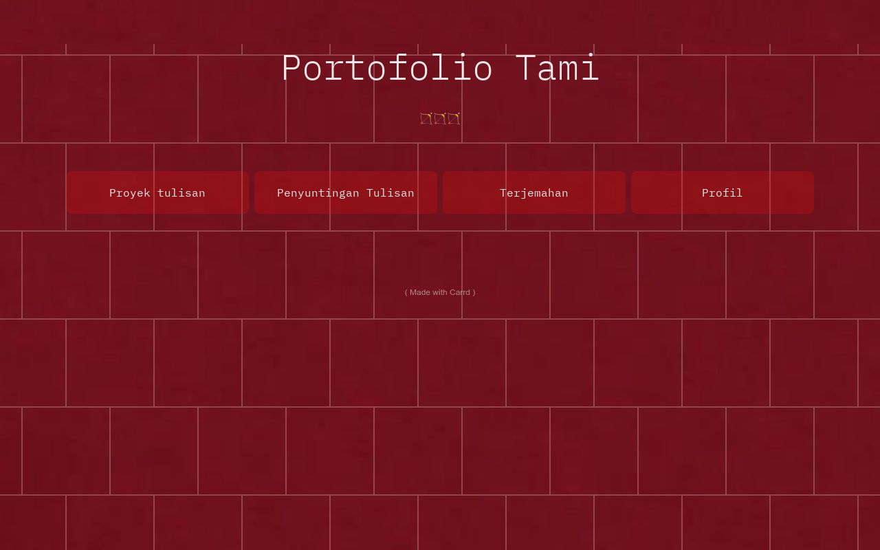portofolio tami